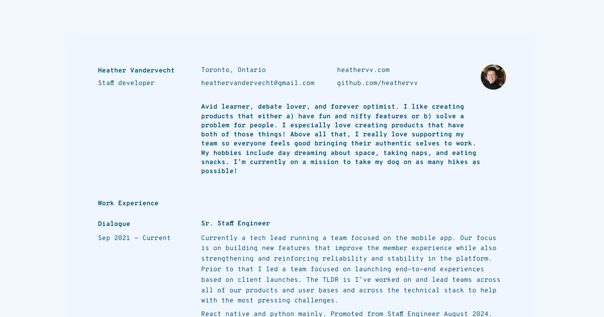 6 Real Front End Developer Resume Examples (PDF & Web)